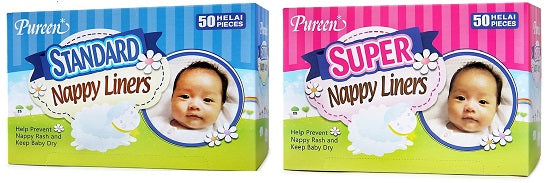 [PUREEN] Baby Thick Nappy Liners 100s - Fabulous Mom